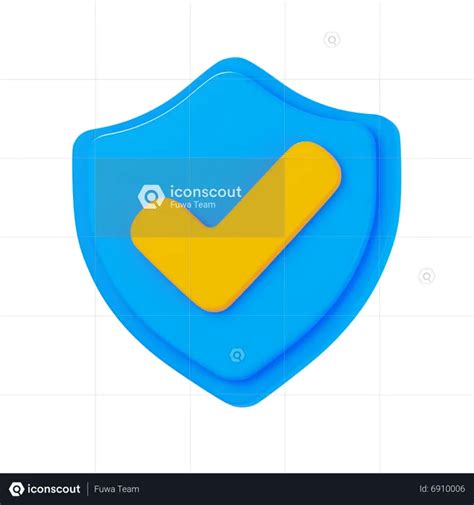 Secure Shield 3d Icon Free Download Crime And Security 3d Icons Iconscout
