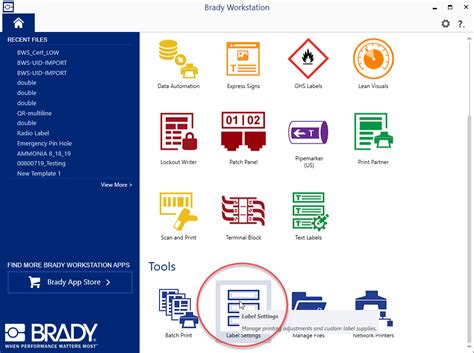 brady workstation import and export custom parts brady support