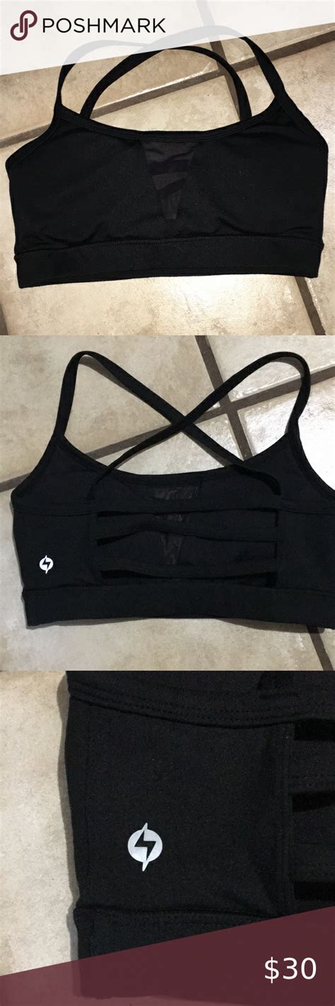 Popflex Active Black Sports Bra Popflex Active Plus Fashion Fashion