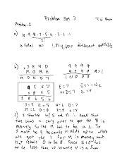 Problem Set 3 1 Pdf L Problem A Problem Set 3 Lo 9 8 7 Total Of A 5 4 3 2 1 814 You Different