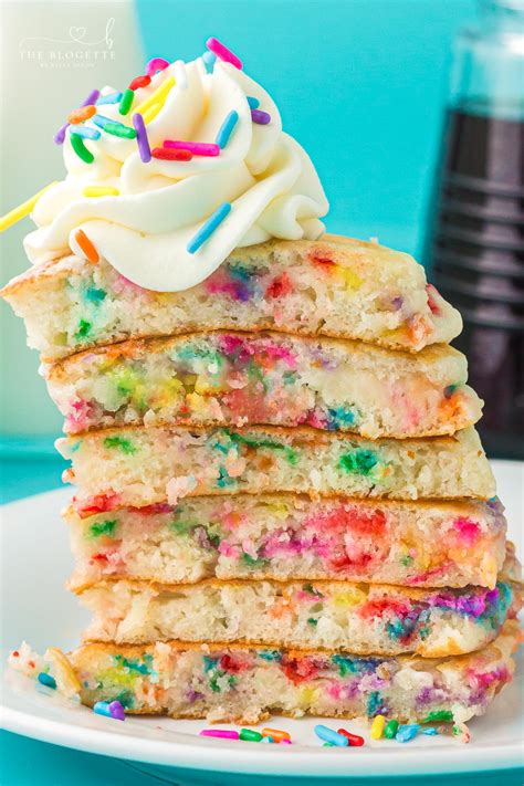 The Best Fluffy Funfetti Pancakes Recipe
