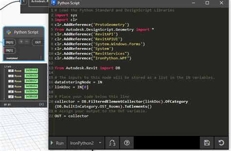 Getting Rooms In Linked Model Revit Api Pyrevit Forums