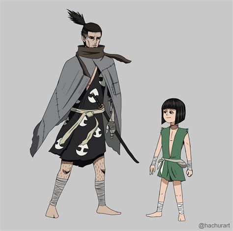 Fanart Sekiro And Kuro With Hyakkimaru And Dororo Clothes R Dororo