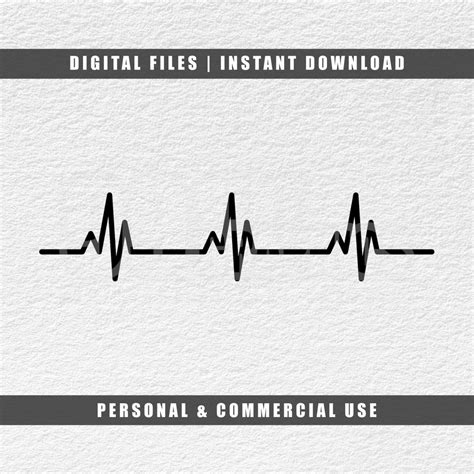 Heartbeat Line Svg Heartbeat Pulse Svg Heart Ekg Svg Nurse Svg