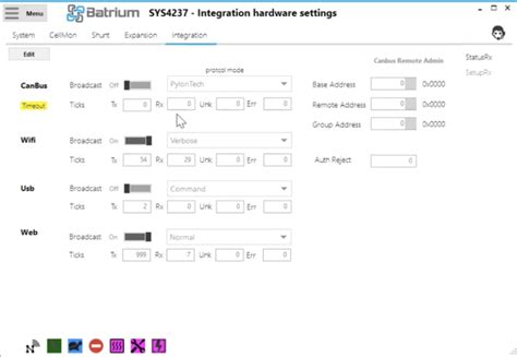 Integration Settings Batrium Knowledge Wiki