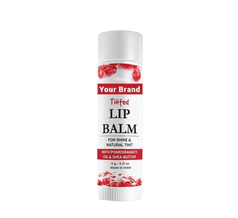 Private Label Tinted Lip Balm Third Party Vegan Tinted Lip Balm