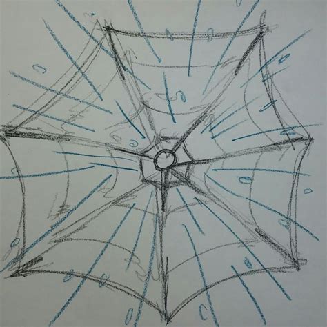 비 맞은 우산이 펴지는 모습 표현 비 우산