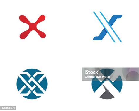X 字母徽標範本向量圖形及更多具有特定質地圖片 具有特定質地 冬天 凌亂 Istock