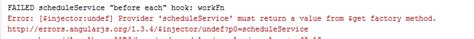 Angularjs Angular Mocks Injector Doesnt Return Service No Get