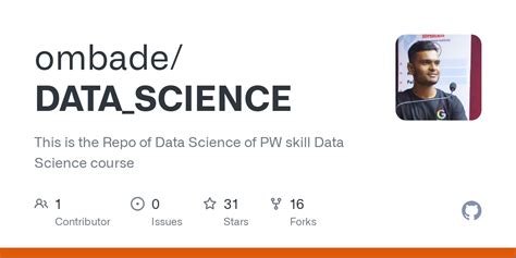 Github Ombade Data Science This Is The Repo Of Data Science Of Pw