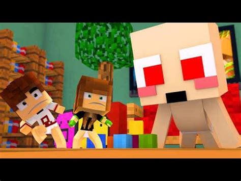 FICAMOS PEQUENOS E UM BEBÊ GIGANTE NOS ATACOU MINECRAFT YouTube