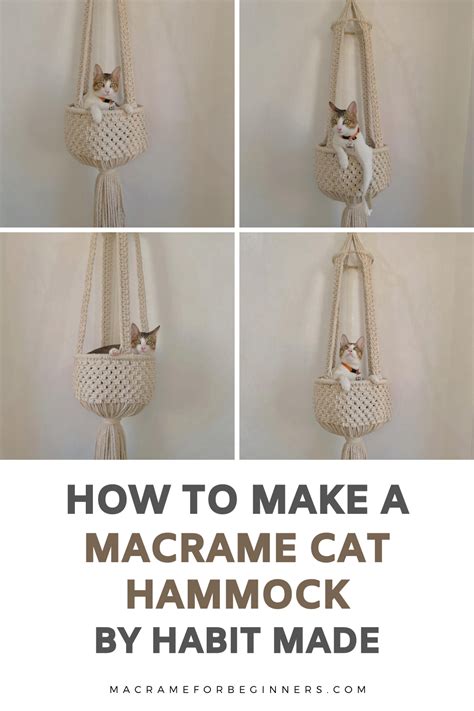 How To Make A Macrame Hanging Cat Bed At Saul Carroll Blog