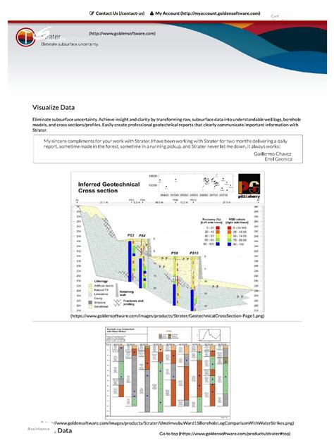 Strater® Geophysical Mapping Modeling And Analysis Software Pdf