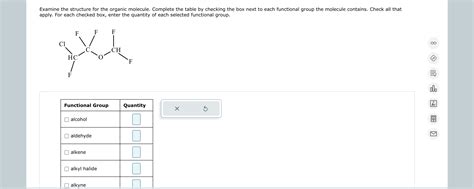 Solved Examine The Structure For The Organic Molecule Chegg