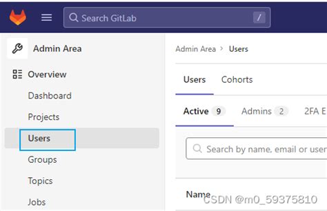 Git页面管理用户账号和密码（新建用户和初始化密码）git登录账号密码 Csdn博客