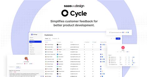 Cycle Ui Ux Design Saas Application Design Saas Ui