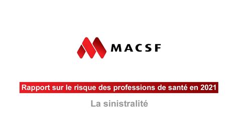 La sinistralité des professionnels de santé en 2021 YouTube
