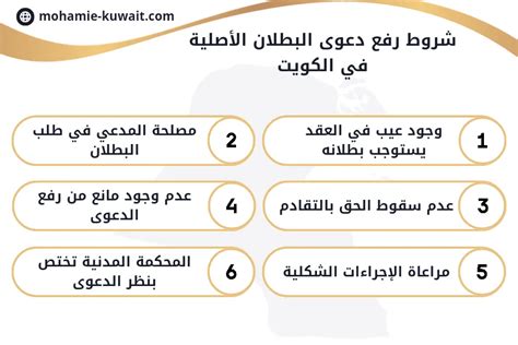 شروط رفع دعوى البطلان الأصلية في الكويت 2024 شركة انعقاد