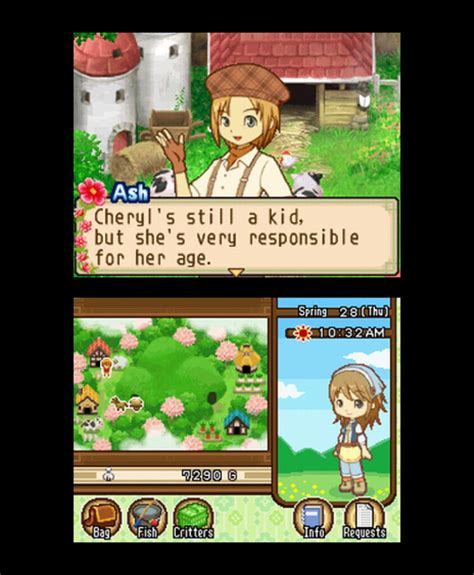 دانلود بازی Harvest Moon The Tale Of Two Towns برای کنسول Ds به همراه 2 شبیه سازوبسایت بازی