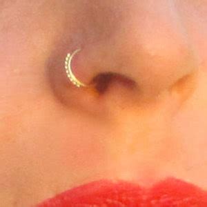 Gold Nose Ring Tribal Nose Ring Indian Nose Ring 14k Gold Nose Ring