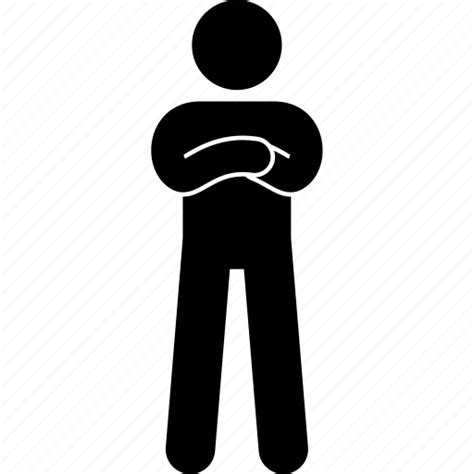 Man Standing Crossed Icon Download On Iconfinder