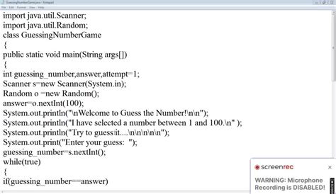 Nilani S On Linkedin Java Codingadventure Guessinggame Programmingjourney