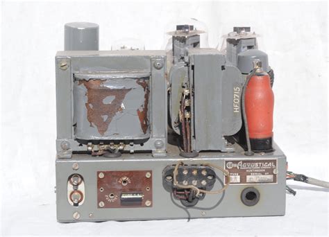 Quad Qa12 Acoustical Amplifier Circa 1948 Kt66 Ef37 Gz32 Rare