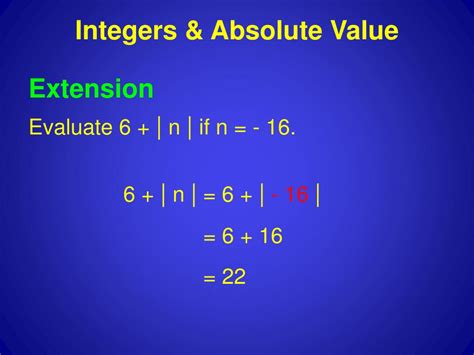 Ppt Integers And Absolute Value Powerpoint Presentation Free Download Id9662017 Ppt Integers And Absolute Value Powerpoint Presentation Free Download Id9662017