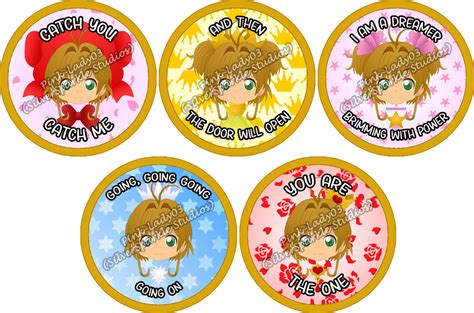 Cardcaptor Sakura Button Samples [finalized] By Pink Lady03 On Deviantart