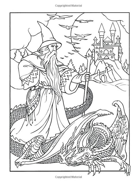 Wizard Coloring Pages At Free Printable Colorings