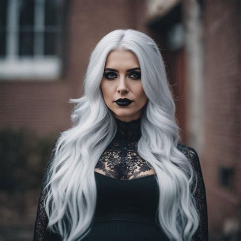 Pregnant Silver Haired Goth By Darththeo On Deviantart