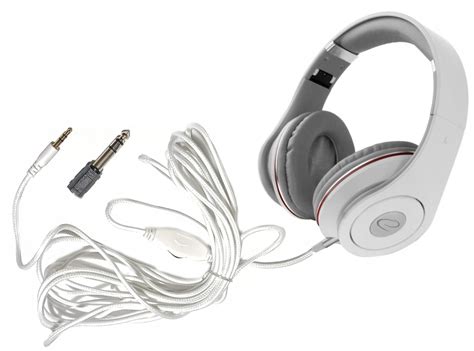 S Uchawki Wygodne Przewodowe Bia E Na Uszy Z Regulacj G O No Ci M Kabel Sklep Opinie Cena