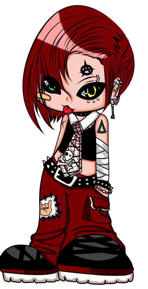 Punk Rock Chibi By Ivoryebony On Deviantart