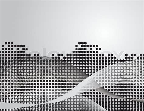 Abstract Background Black And White Vector Illustration Stock Vector