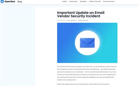 OpenSea Has Been Hacked And Users Email Ids Leaked