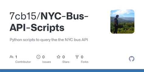 Github 7cb15 Nyc Bus Api Scripts Python Scripts To Query The The Nyc Bus Api