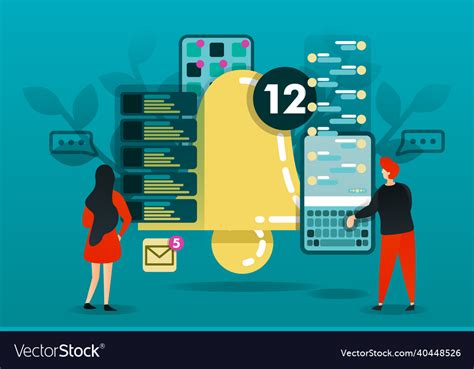Flat Cartoon Character For Technology Warnings Vector Image