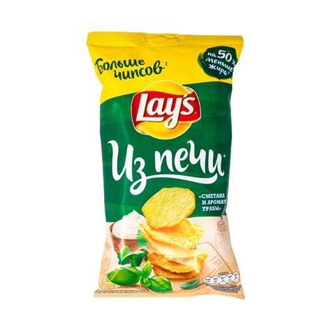 Чипсы "Из печи", Lays, 120 г, в ассортименте - купить в интернет ...