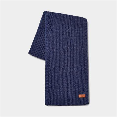 Ugg M Ribbed Knit Stripe Scarf For Men Ugg®