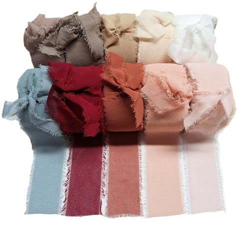 Chiffon Lint Met Rafels Aan Zijkanten Lint Groothandel Kiesli