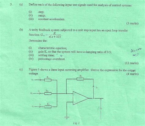 3 A Define Each Of The Following Input Test StudyX