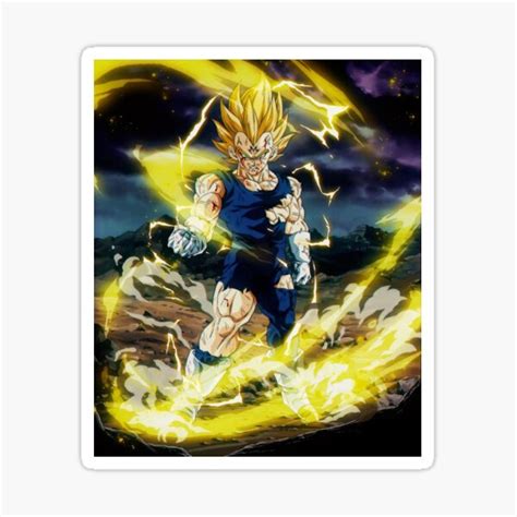 Majin Vegeta Ssj2 Sticker For Sale By Galeriadearte Redbubble