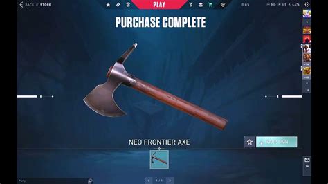 I Bought The Neo Frontier Axe Is It Goodall Colors Valorant