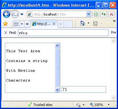 Properly Validate TextArea Length IE Vs Firefox Domain Web Center