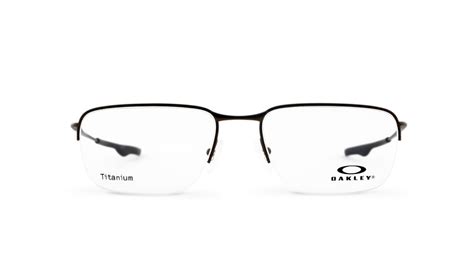 Oakley Men Rectangle Black Eyeglass