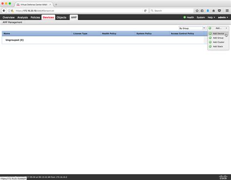 How To Register An Asa Sfr Module With The Firepower Management Center Techrepublic