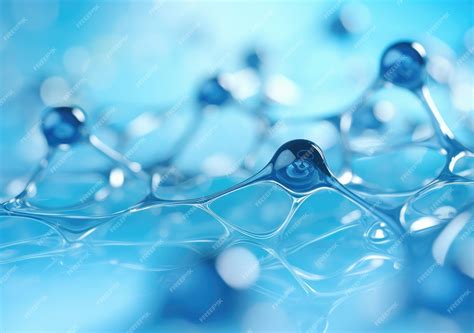 Premium Ai Image 3d Molecule Background With Connected Spherical Particles Atoms Vector