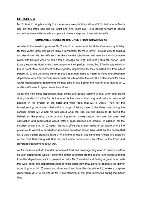 Summarize And Issues Eizaz Fakhrullah Bin Abd Razak Situation Mr