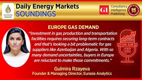 Gulf Intelligence On Linkedin Oott Oilandgas Energy Markets Gas