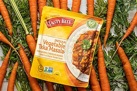 Tasty Bite Indian Vegetable Tikka Masala Microwaveable Ready to Eat Entrée Ounce Pack of